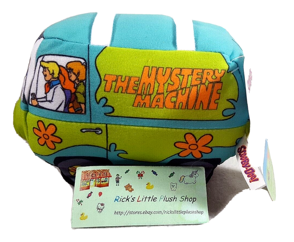Toy Factory Scooby Doo Cartoon The Mystery Machine Van 7" Plush Stuffed ...