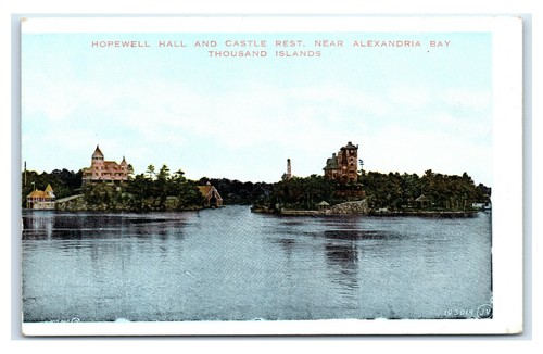 Postcard Hopewell Hall & Castle Rest near Alexander Bay, 1000 Islands ...
