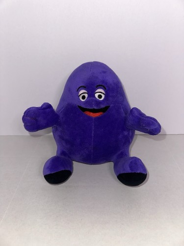 Grimace Shake Yellow Hat Burger Busters Stuffed Soft Plush Toy Doll ...