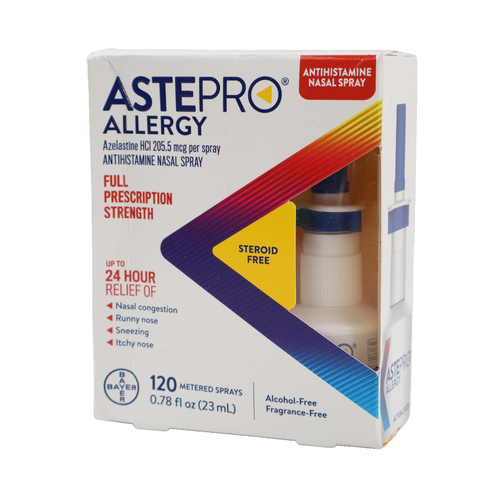 Astepro Allergy Azelastine Hydrochloride Antihistamine Nasal Spray 120 ...