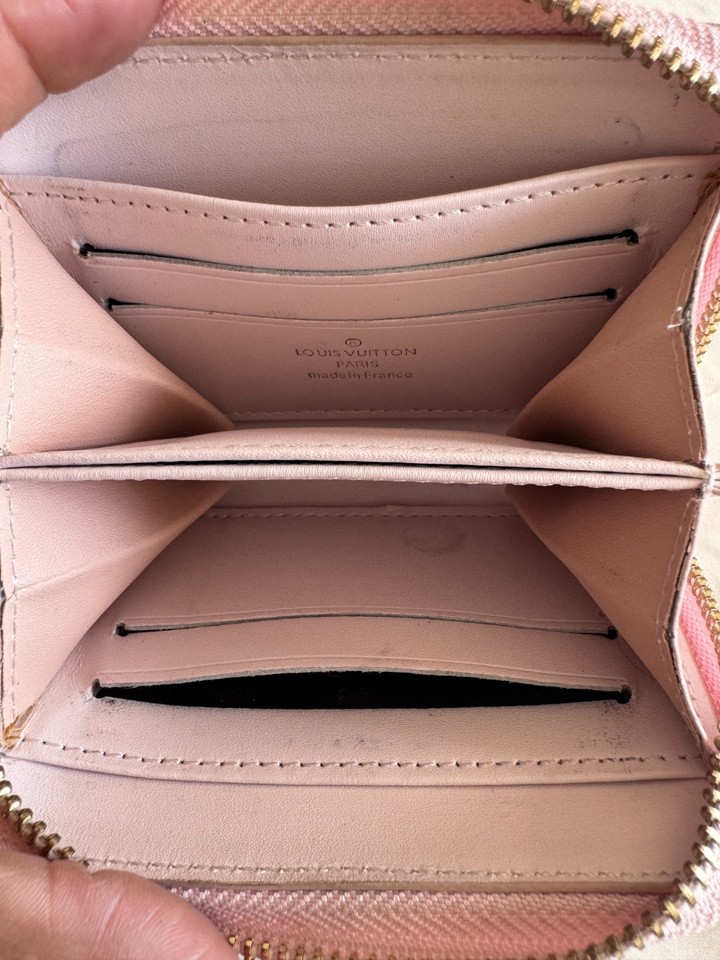 Louis Vuitton Vernis Zippy Coin Purse Wallet Pink Patent Leather Made ...