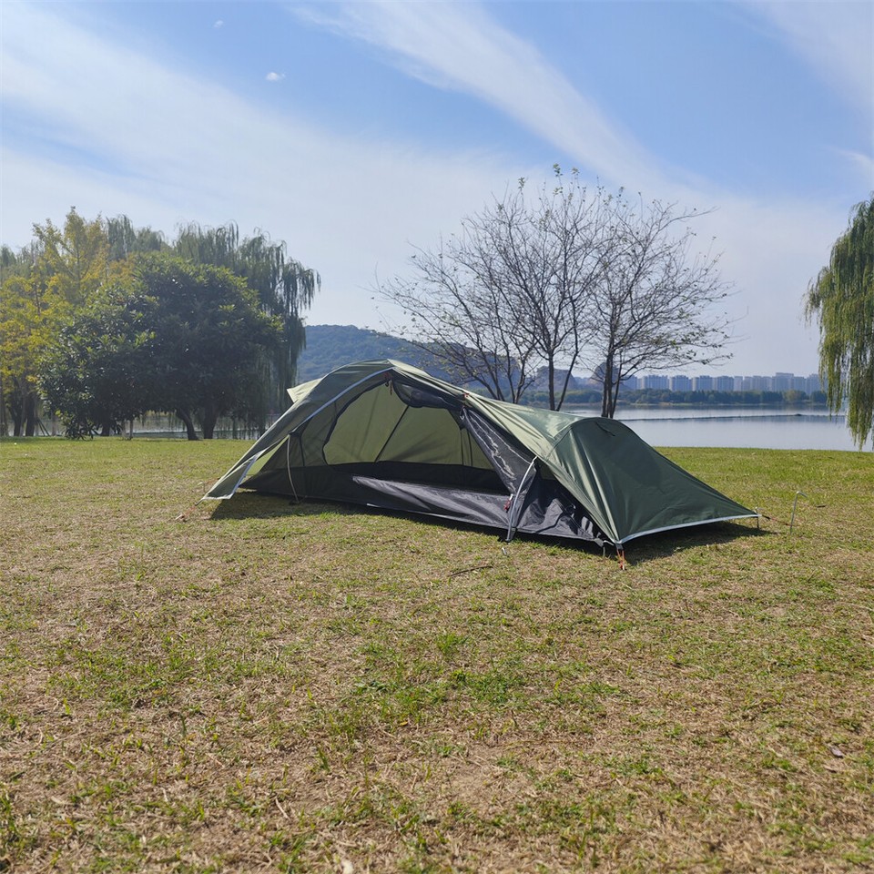 Backpacking Tent 1 Person Ultralight Stormproof Camping Tent S0W9 | eBay