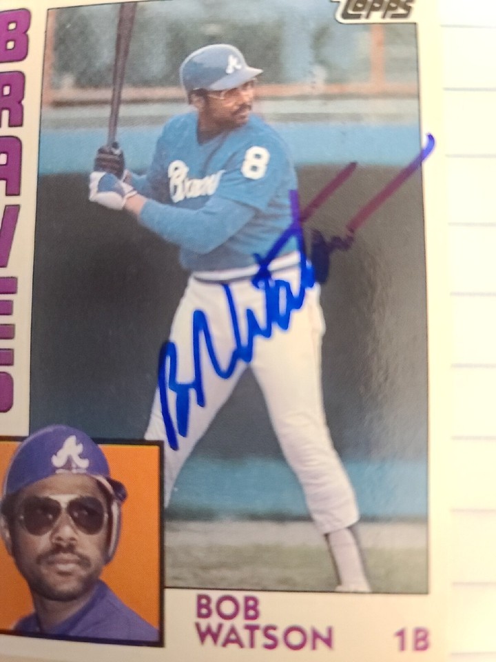 1984 TOPPS #739 BOB WATSON ATLANTA BRAVES (DECEASED) | eBay
