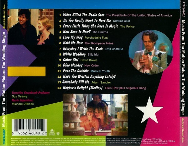 The Wedding Singer (Music From The Motion Picture) Audio CD (1998 ...
