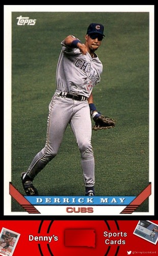 1993 Topps #391 Derrick May Chicago Cubs Baseball Card | eBay