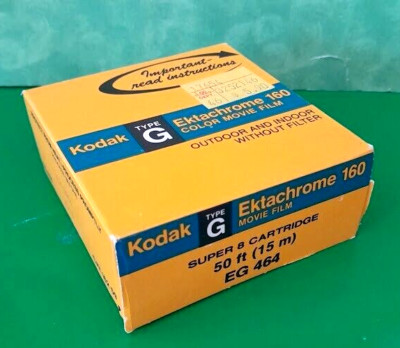1982 KODAK TYPE G EKTACHROME 160 COLOR MOVIE FILM NEW EXPIRED SUPER 8 ...