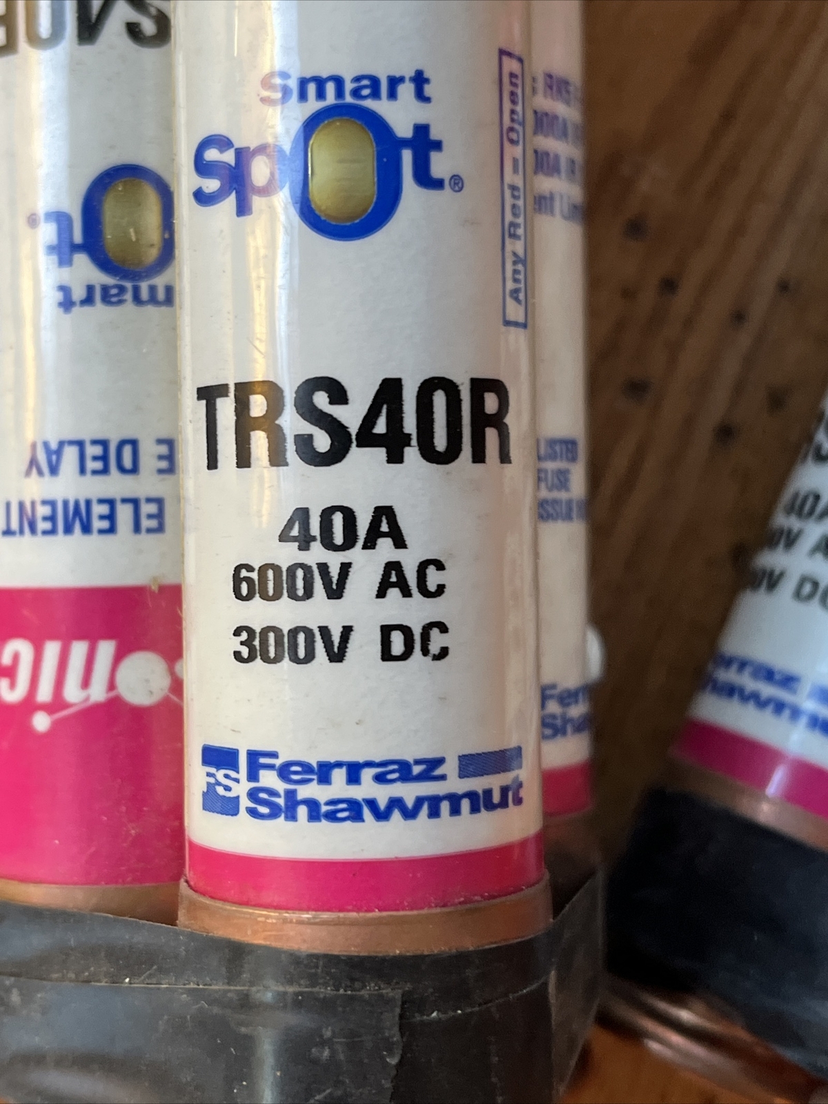 Time delay fuses used TRS40R 600v time delay dual element Sale Includes ...