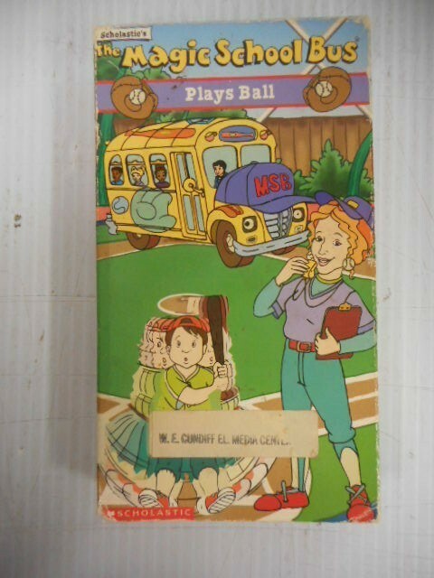 Scholastic's The Magic School Bus Plays Ball Forces & Motion VHS 1995 ...