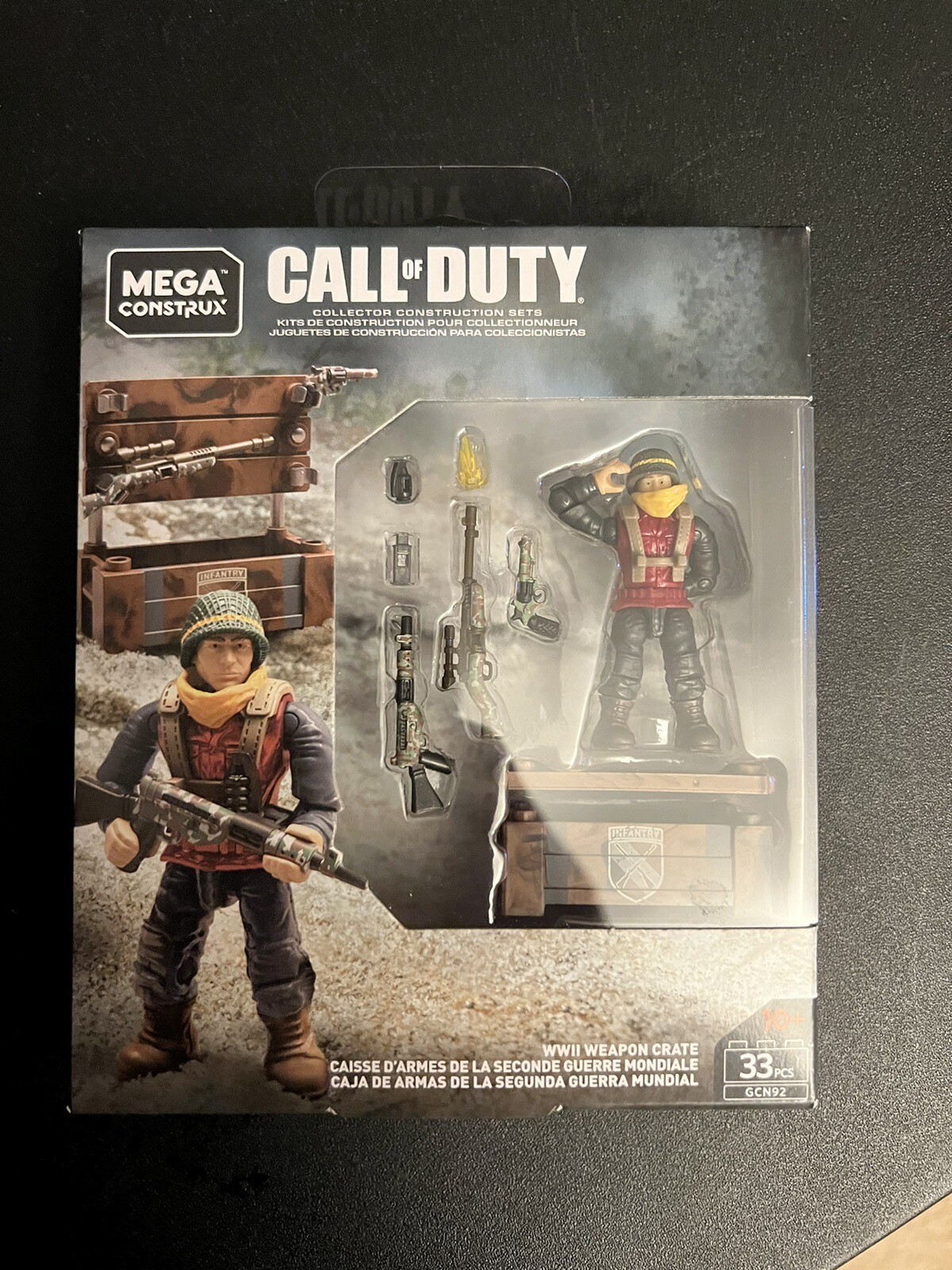 Call Of Duty WWII Weapon Crate 33 pcs Building Block Set GCN92 MEGA ...