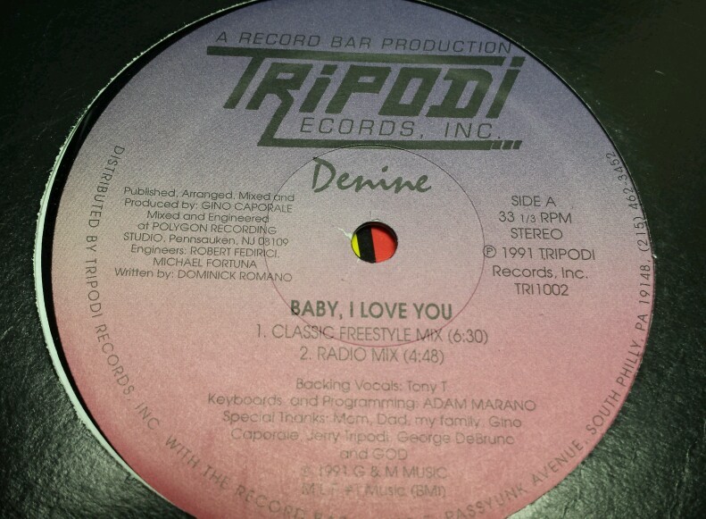 RARE FREESTYLE Denine - Baby, I love you. - 12" Tripodi records | eBay