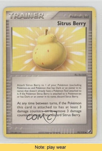 Sitrus Berry Pokemon EX Unseen Forces #91 2005 READ 2f4 | eBay