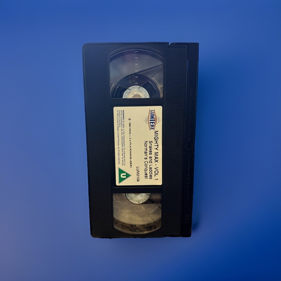 Mighty Max VHS Tape (video) Volume 1 | eBay UK