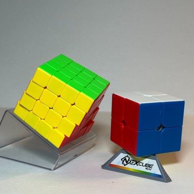 SLIGHTLY USED Rubik's Cube Lot of 2; Meiloing 4x4 & NEXcube 2x2 | eBay