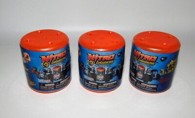 Nitro Grinders Series 1 New Sealed Lot of (3) Random Blind Capsules ...