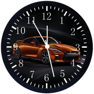 Nissan GTR Black Frame Wall Clock Nice For Decor or Gifts E279 | eBay