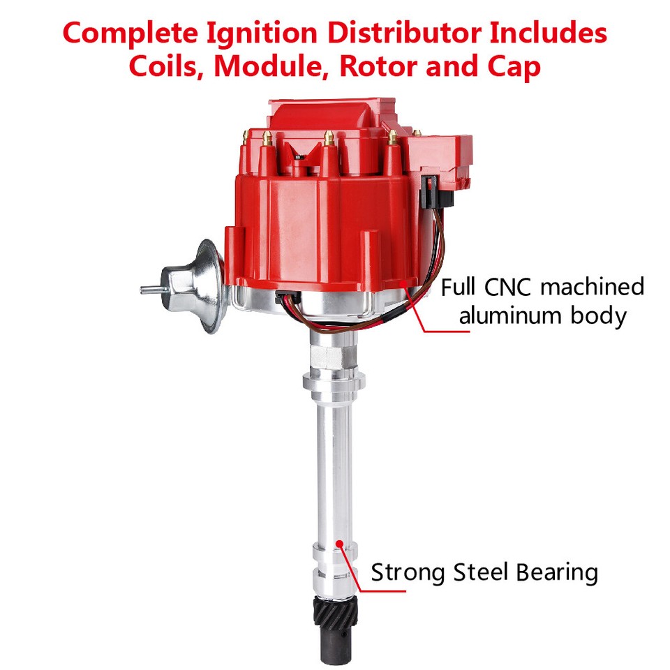 Fit MSD 8362 SBC BBC 350 454 HEI Distributor 9000 RPM for Chevy w/ 65K ...