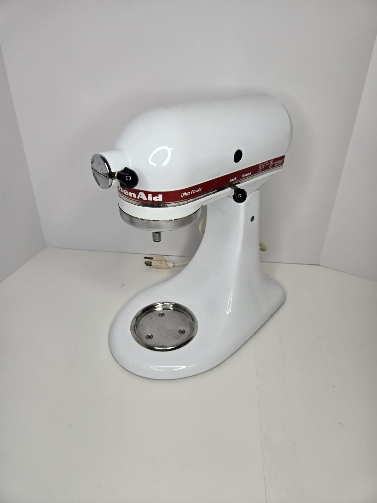 White KitchenAid KSM90 300W Ultra Power Stand Mixer for sale online | eBay