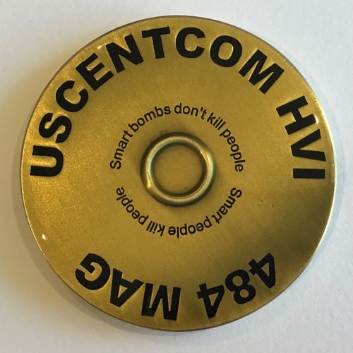 USCENTCOM/JSOC Task Force 48-4 HVI Targeting Challenge Coin - ISA CAG ...