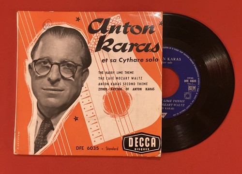 ANTON KARAS ET SA CYTHARE SOLO HARRY CAFÉ MOZART DFE 6035 VG++ VINYLE ...