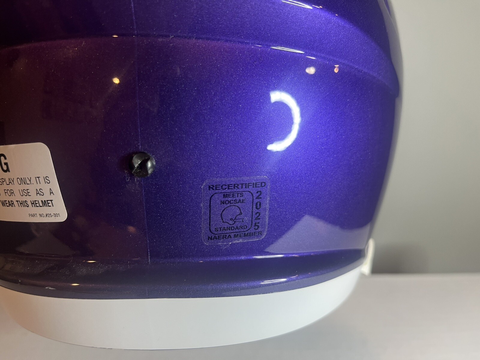 2024 (clear) NOCSAE Football - Replacement Recertified Replica Helmet ...
