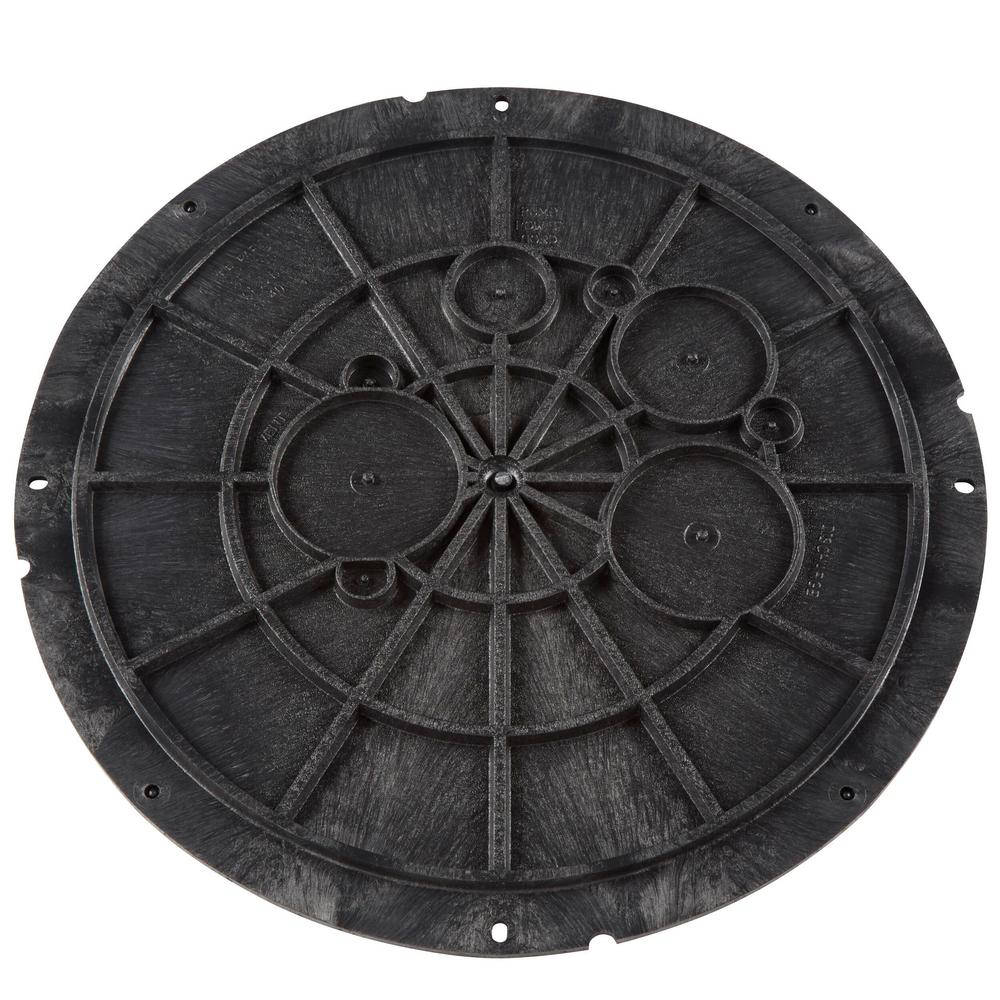 Sump Pump Basin Cover 20.5 in. Solid Submersible Heavy Duty Corrosion ...