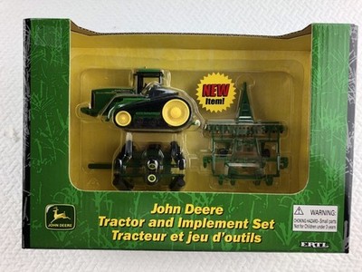 ERTL 15375 John Deere Tractor & Implements (9320T, Wing Disk, Mulch ...