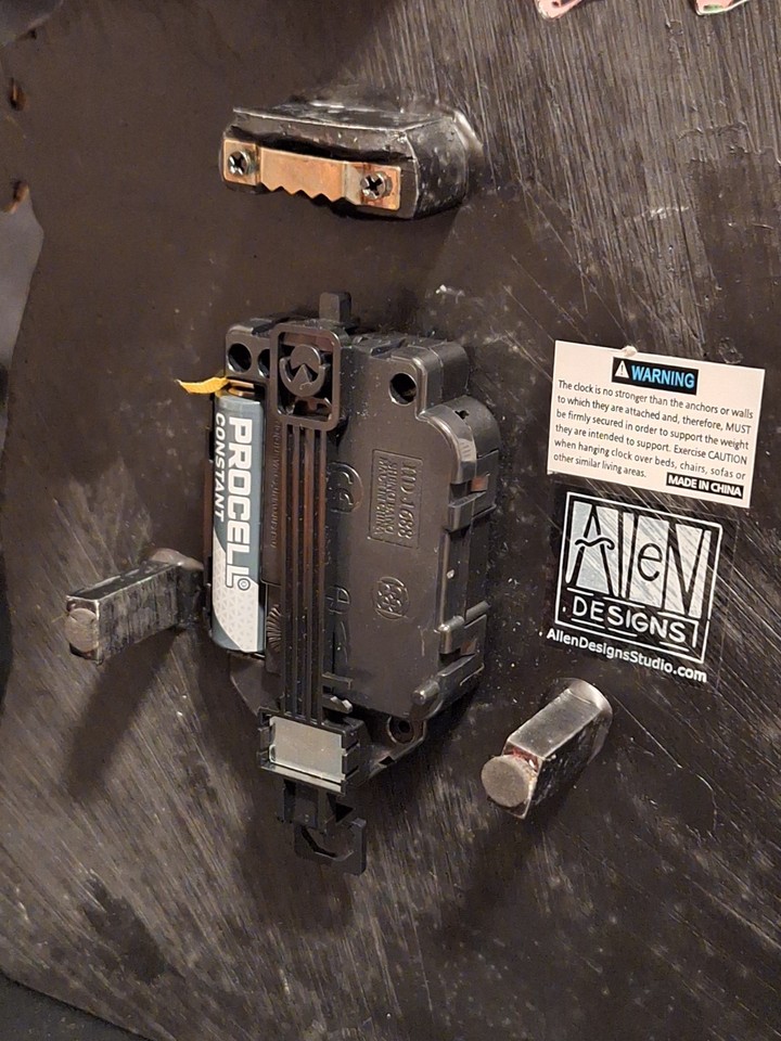 Allen Designs Typewriter "Writer" Flower Themed Wall Clock, Grey ...