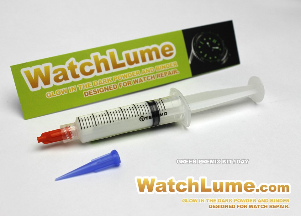 LUMINOUS PAINT FOR WATCH HANDS SYRINGE RELUME KIT PAINT LUMINOUS | eBay