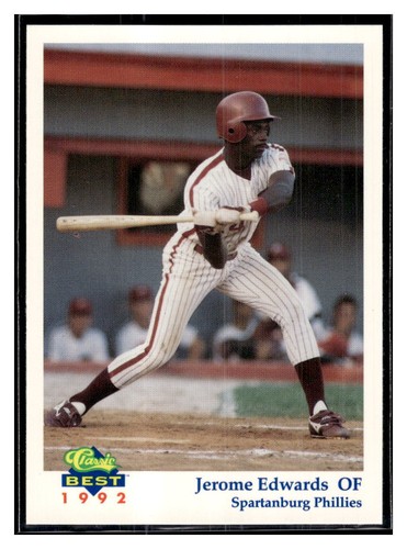 Jerome Edwards 1992 Classic Best Spartanburg Phillies #2 Philadelphia ...