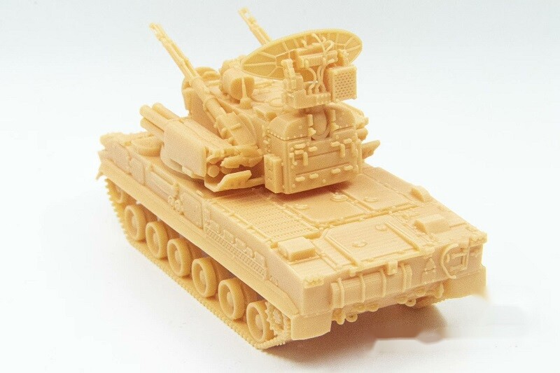 1/72 Soviet"2S6 Tunguska self-propelled anti-aircraft tank" Model(3D ...