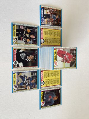 1989-90 Topps Hockey Complete Set # 1-198 Sakic & Leetch RC'S - Gretzky ...
