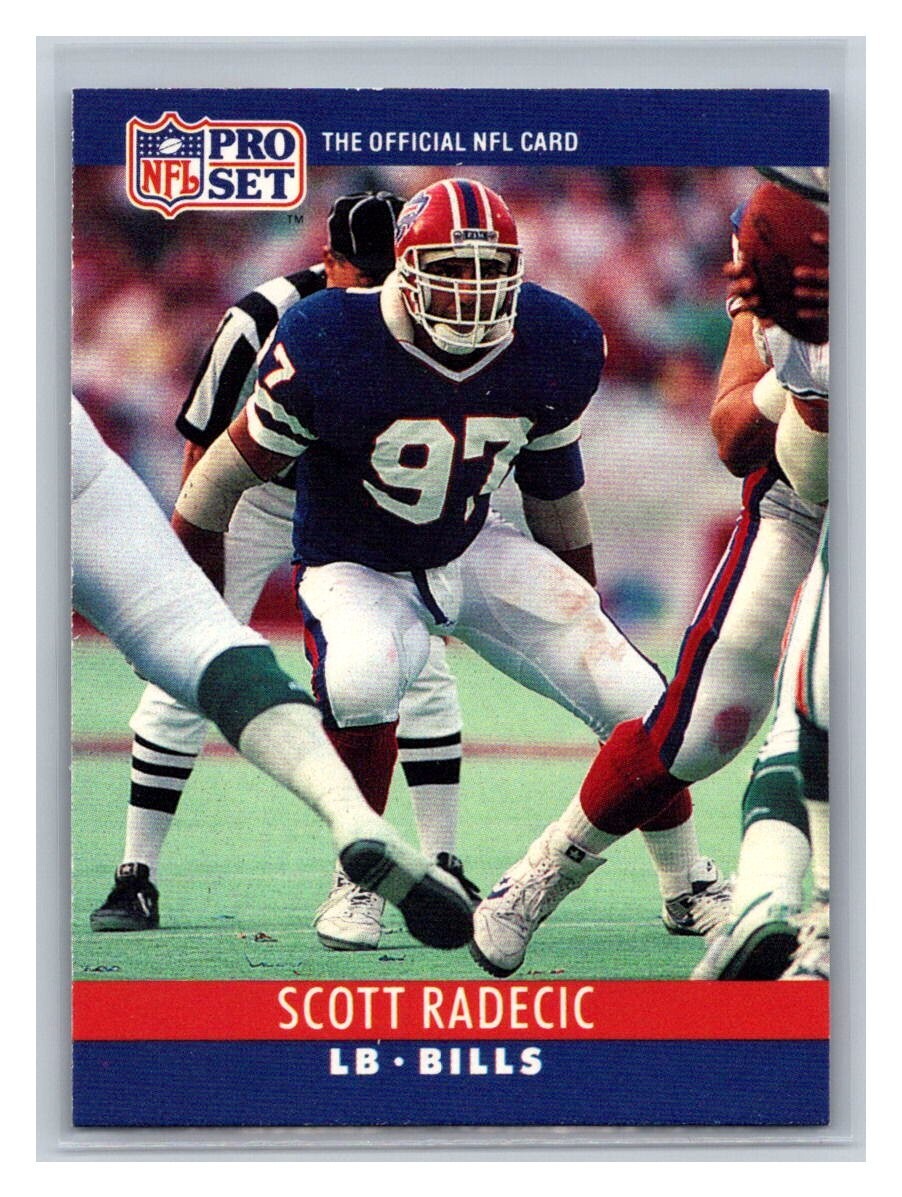 1990 Pro Set #44 Scott Radecic Bills | eBay