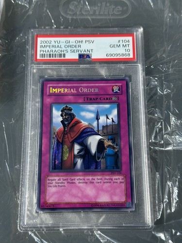 PSA 10 Imperial Order PSV-104 SECRET RARE Yugioh | eBay