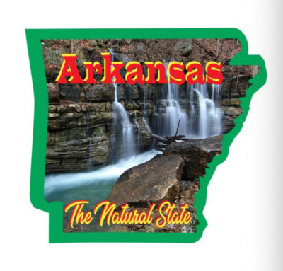 12" arkansas the natural state bumper sticker decal usa made | eBay