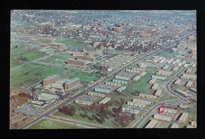 1966 Aerial View Purdue University Campus West Lafayette IN Tippecanoe ...
