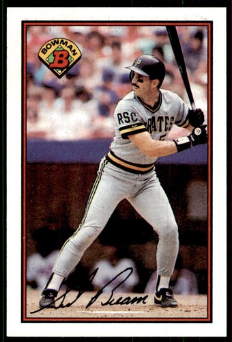 1989 Bowman Baseball Card Sid Bream Pittsburgh Pirates #419 | eBay