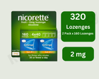 Nicorette Fruit 2mg Lozenges 4 x 40 Pack 2 (( Card Box pack )) | eBay