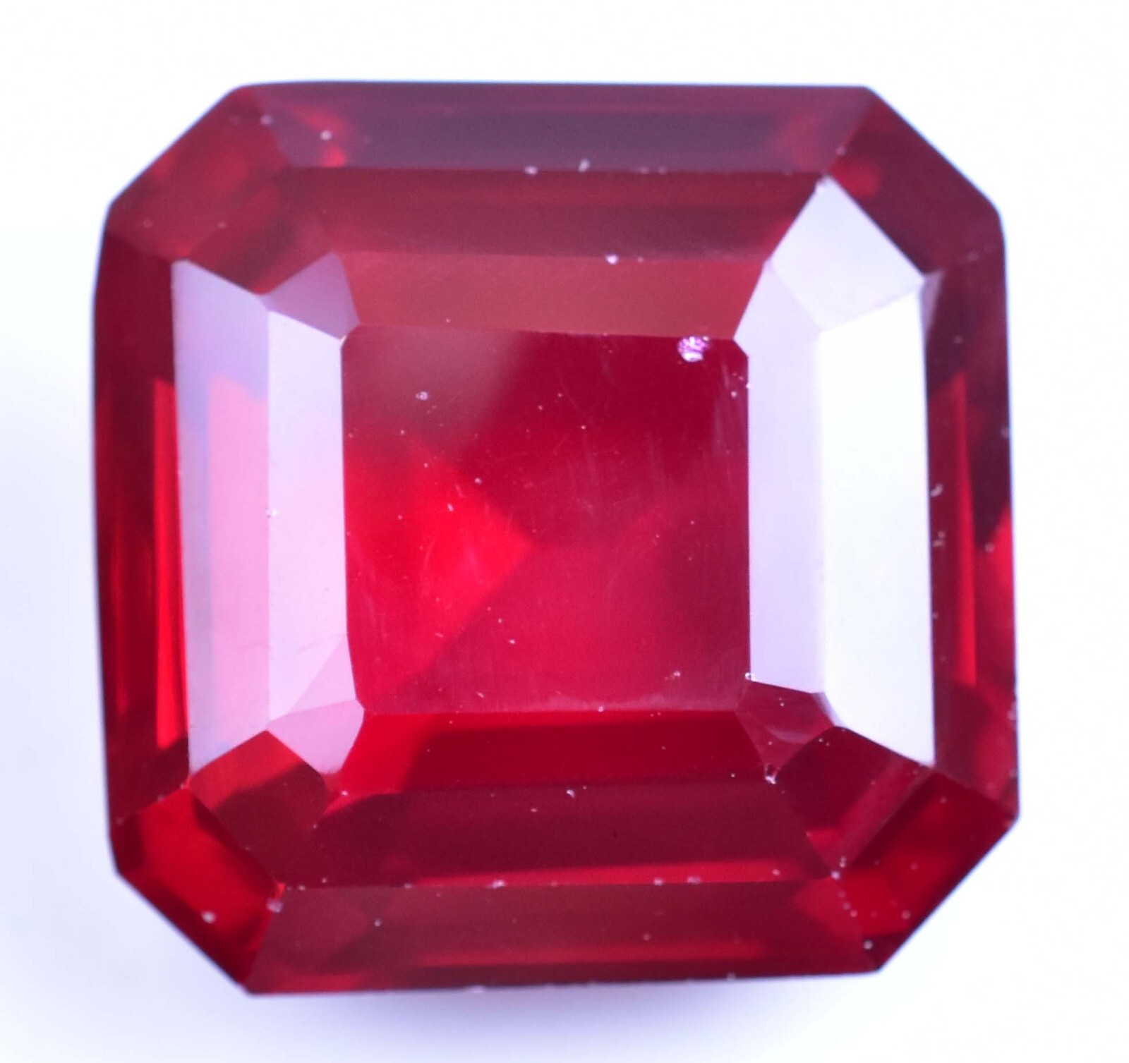 62.20 Ct Natural Mozambique Blood Red Ruby Certified Stunning Octagon ...