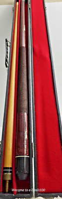 Vintage Sportcraft 56.5" 2 Piece Billiard Pool Cue Stick with Black ...