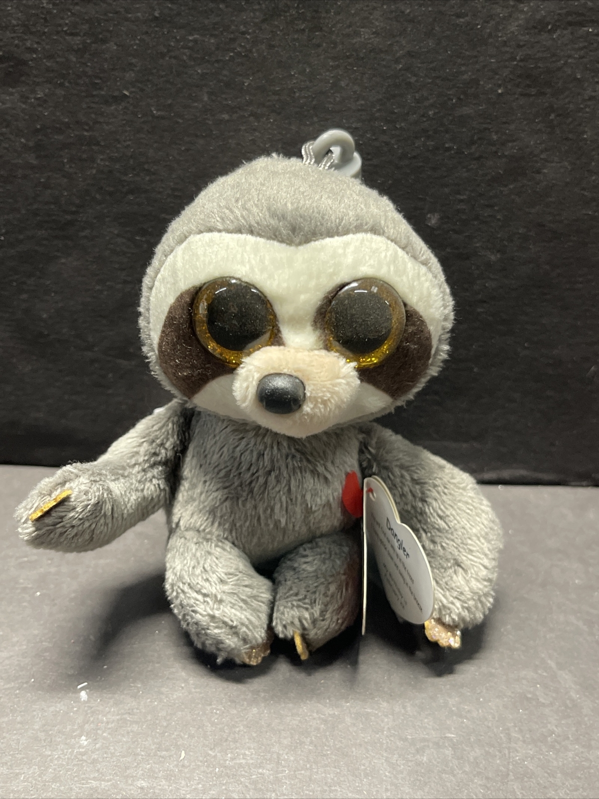 Ty Beanie Boo Dangler Sloth Key Clip 3.5” 36559 NWT | eBay
