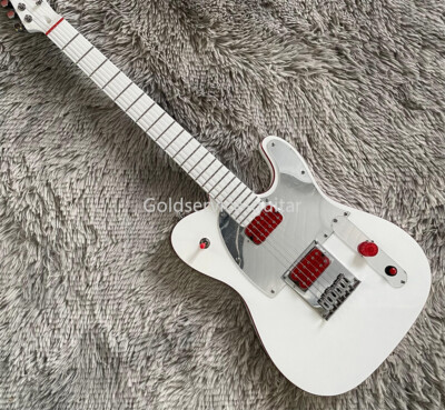 Custom White TL Electric Guitar John 5 Ghost White Maple Fretboard Kill ...