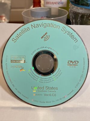 Acura Honda Navigation System OEM Navigation Disc BM526AO Ver.6.C0 2013 ...