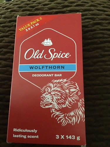 Old Spice Wolfthorn Bar Soap 6 Bars New Discontinued Scent Total 30.2 ...