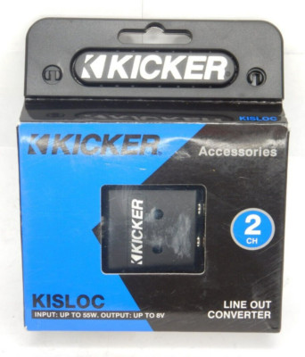 KICKER 46KISLOC2 55W 2 Channel Stereo Line-Output Converter | eBay