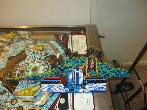 CPR Bally Fathom pinball topper plastic set Classic Playfield ...