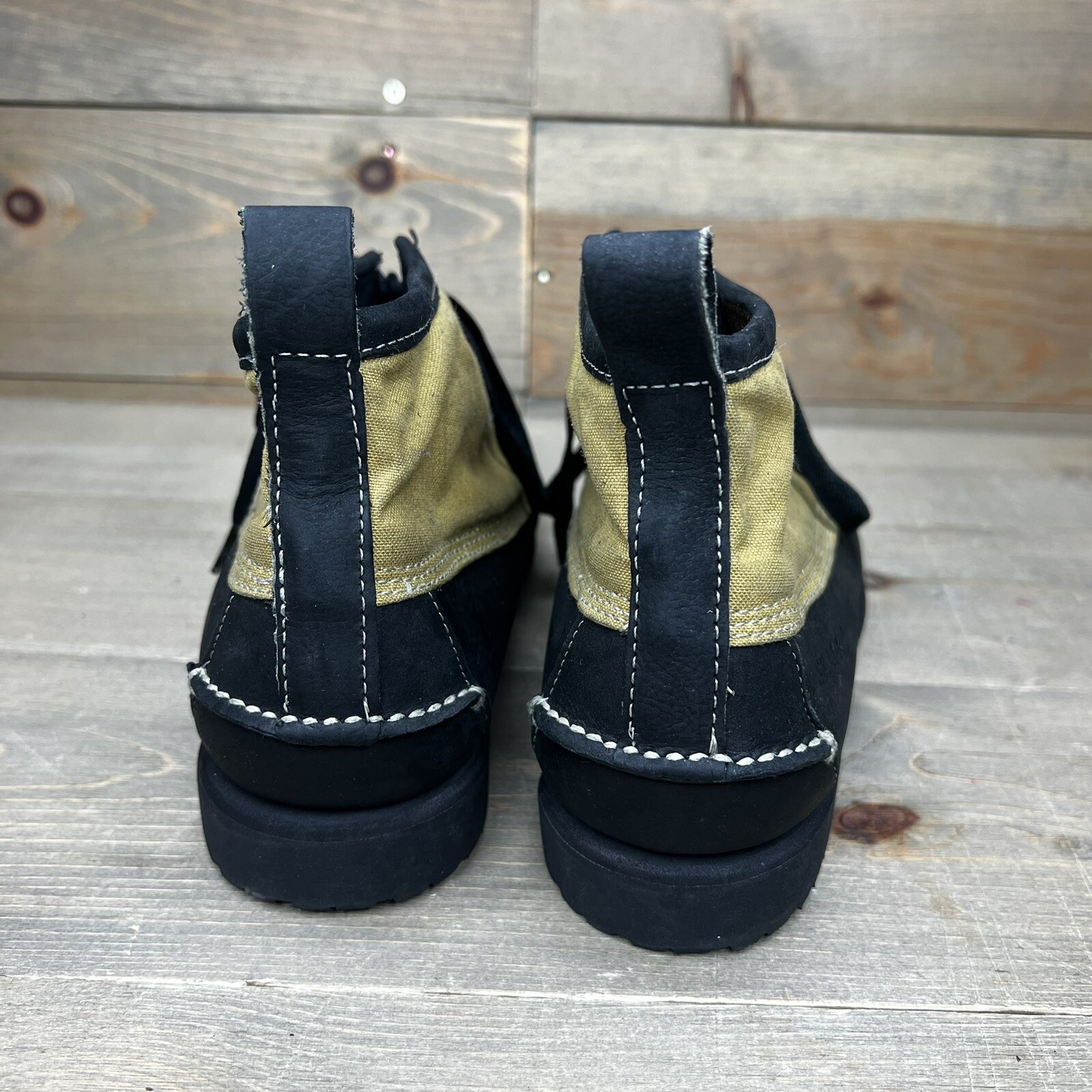 Filson X Sebago Chukka Boots Canvas Leather Wax Vibra… - Gem