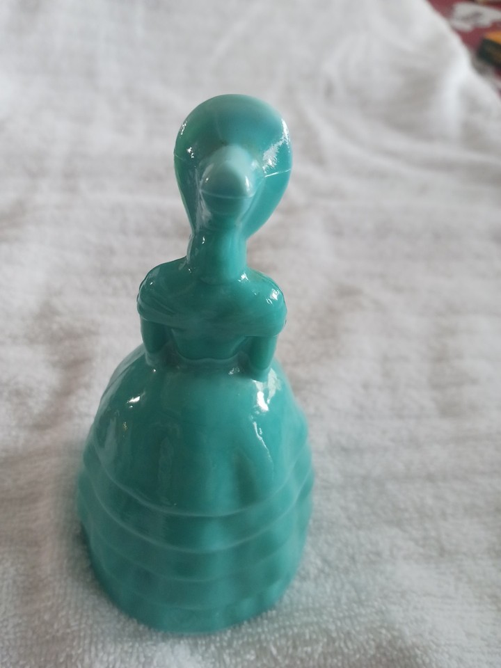 SUMMIT Art Glass 5" BELL Melanie SOUTHERN BELLE Oriental Splendor Blue ...
