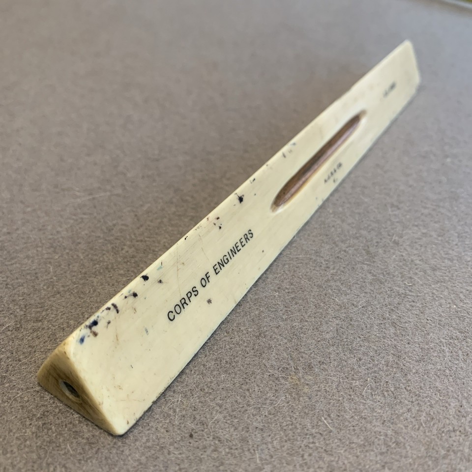 Very Rare U.S Army A.J.S & Co Corps Engineers Elevation ruler. Ww2 map ruler | eBay