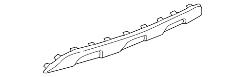 Genuine GM Rear Bumper Fascia Lower Skid Plate 42533011 | eBay