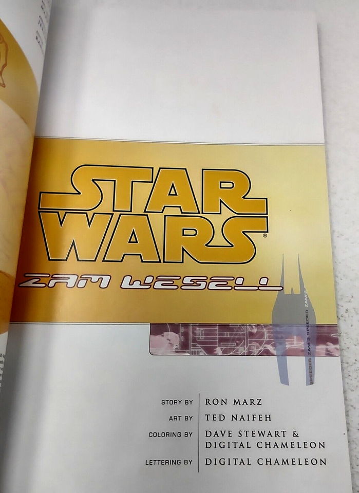 Star Wars Zam Wesell First Edition Dark Horse Comics 2002 Lucas Books ...